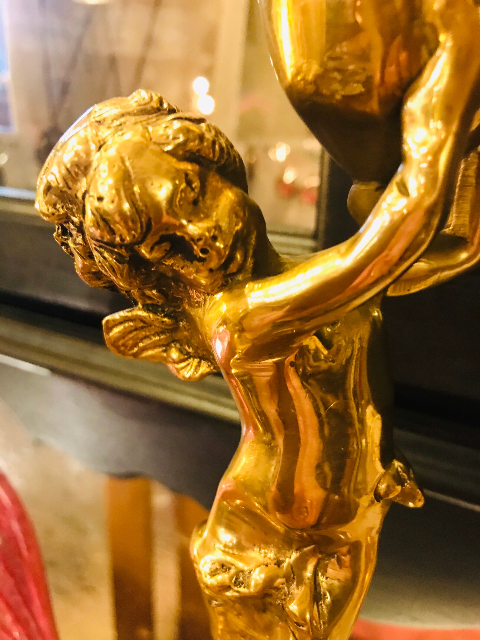 Antique French Brass Bronze Cherub Cupid Fairy Nymph French - Etsy