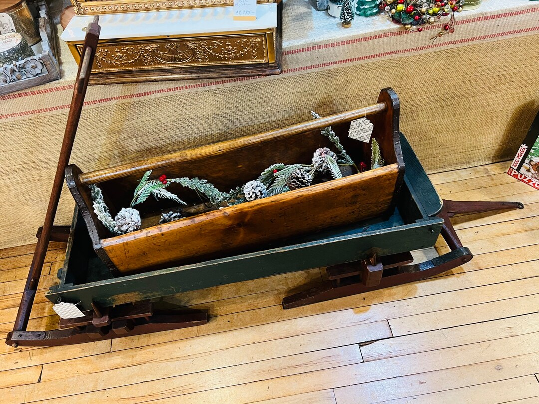 Antique Sleigh/sleighs/christmas Decor/christmas/primitives/rustic ...