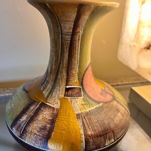Mid Century Modern Vase MCM Abstract Art Decorative Home Decor Vases ...