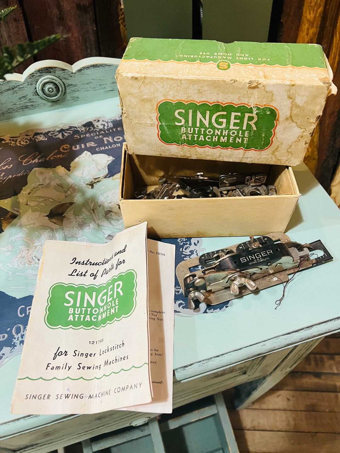 Singer Buttonhole Attachment 121795 Singer Sewing Machine Accessories ...