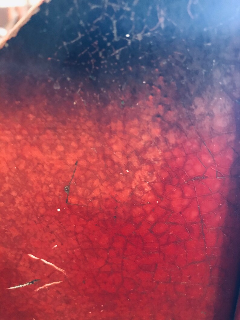 Vintage Metal Magazine Rack/farmhouse Red Decor/shabby - Etsy