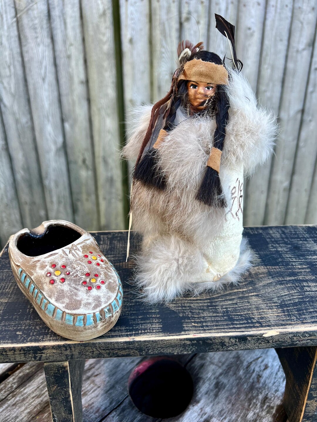 Ancient Images Shoshone Inspired Figurines Hand Made and Painted Dolls ...