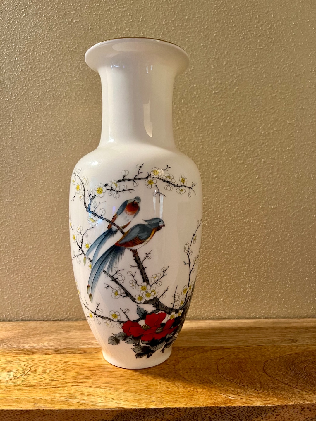 Vintage Japanese Fine Porcelain Vase Flower Vases Jay China Made in ...