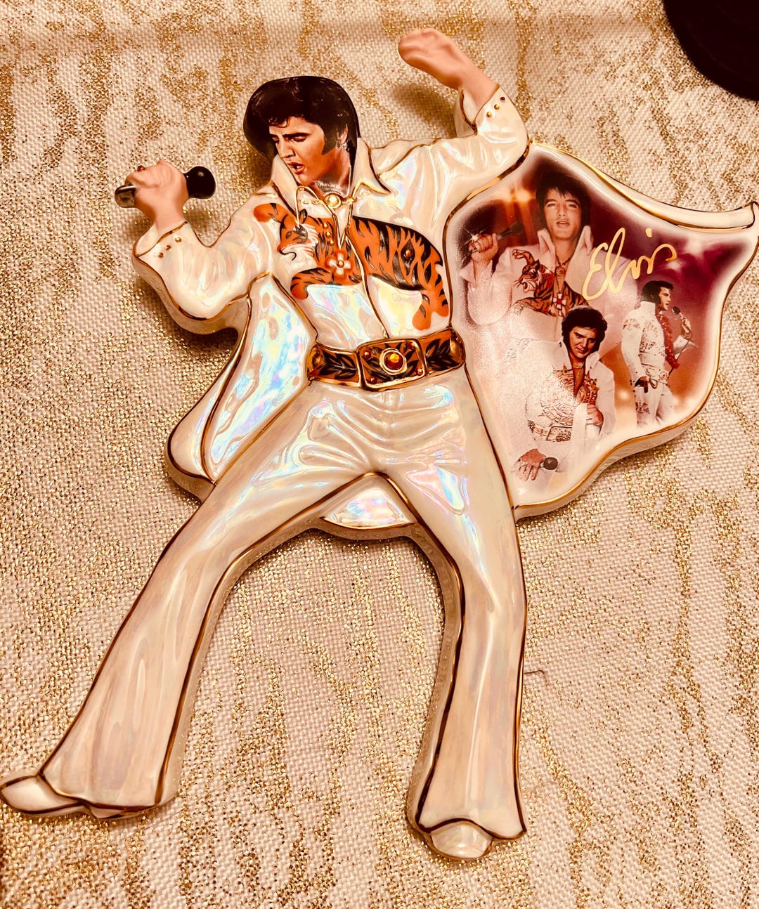 Elvis Presley Wall Plaque Bradford Exchange Limited Edition His Legend ...