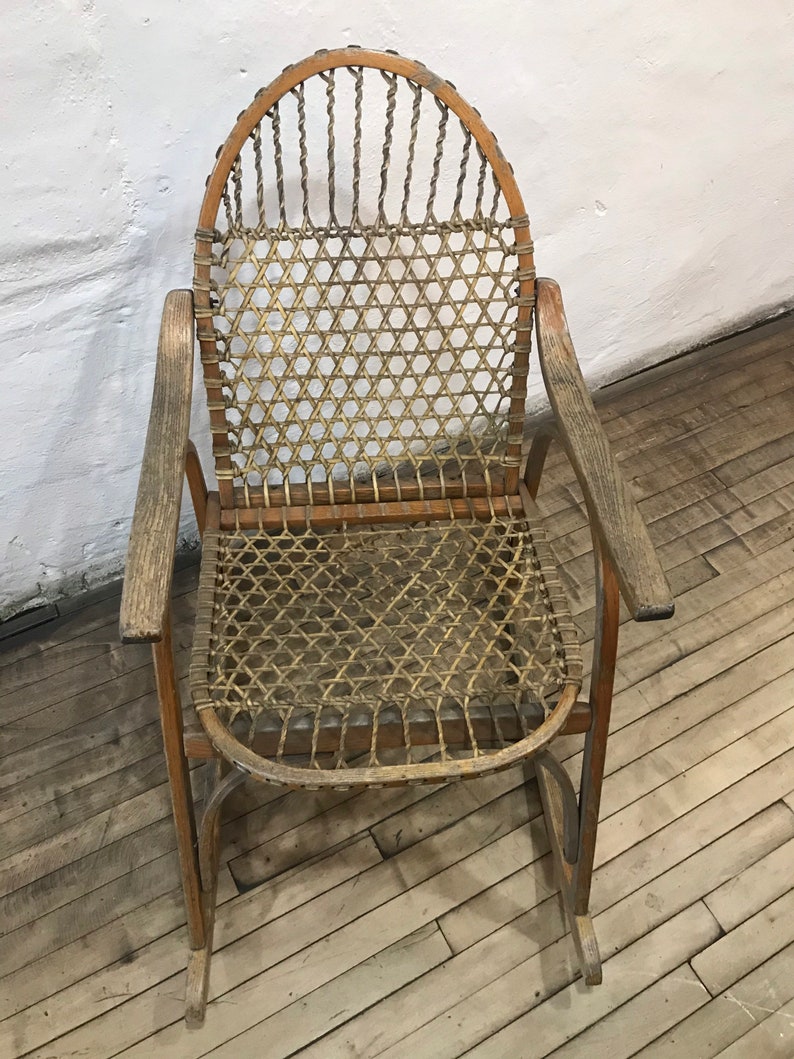 Vermont Tubbs Snowshoe Rocking Chair Vintage Rocking Chairs - Etsy