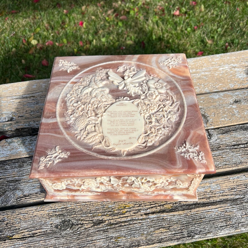 Incolay Jewelry Box - Etsy