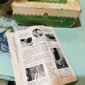 Singer Buttonhole Attachment 121795 Singer Sewing Machine Accessories ...