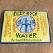 Deep Rock Sparkling Mineral Water Label 1800s Deep Rock Label Antique ...