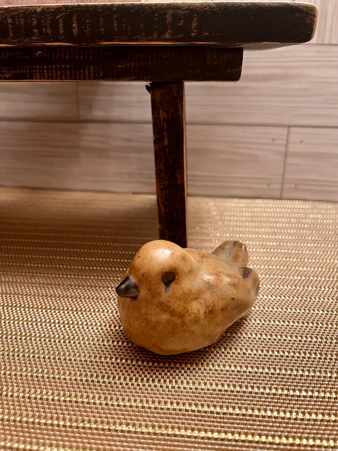 Salt Glazed Art Pottery Bird Primitive Home Farmhouse Spring Summer ...