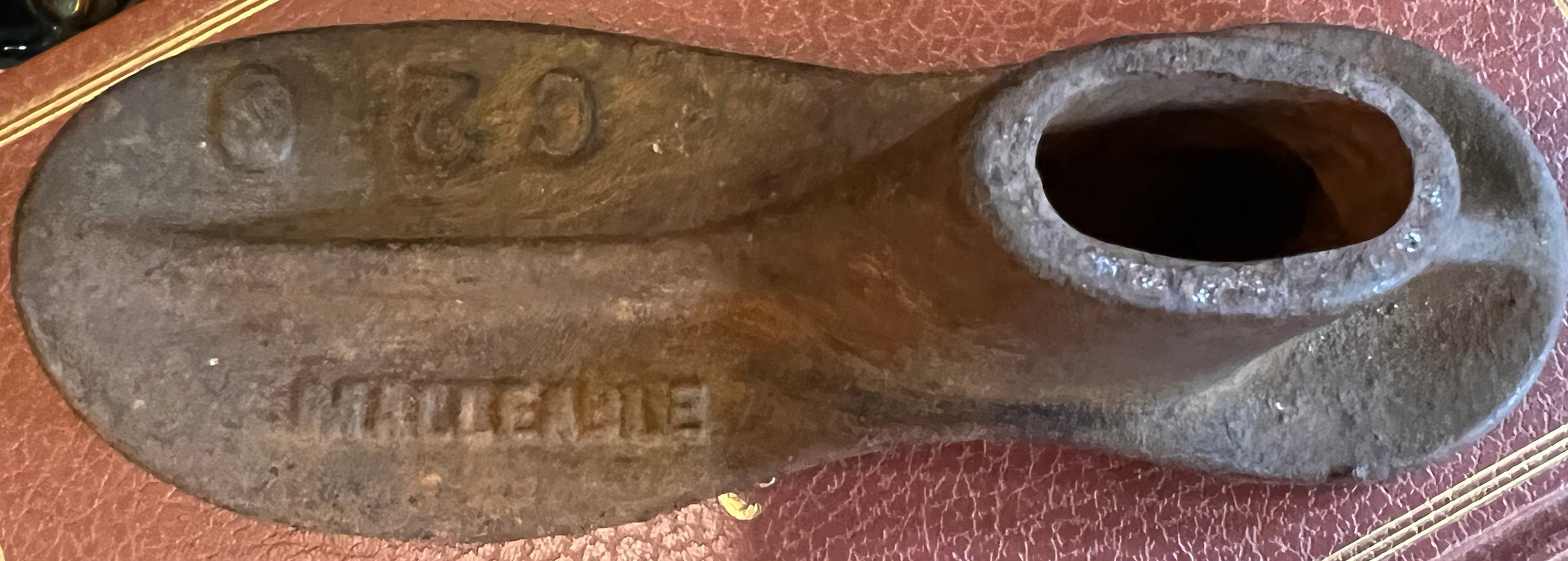 Cast Iron Shoe Form Malleable Antique Child’s Industrial Home Decor ...
