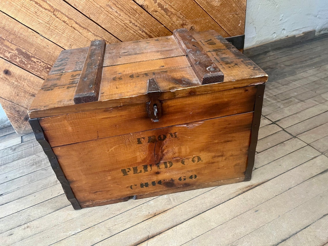 Embalming Fluid Bottle Crate Wooden Trunks Medical Coroner Equipment ...