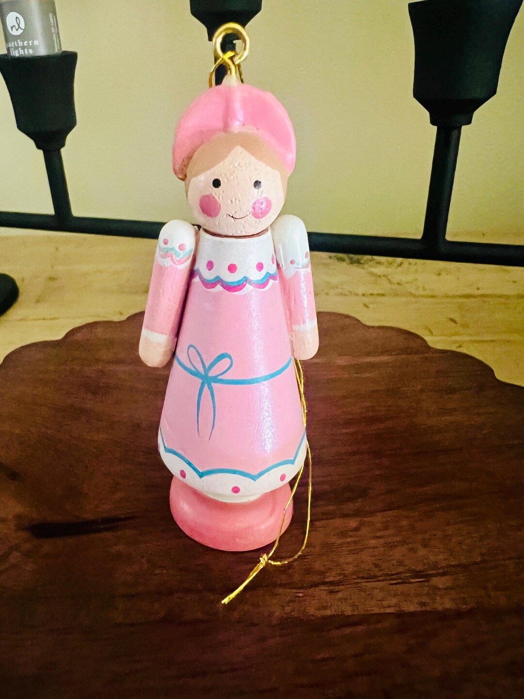 Vintage Avon Nutcracker Ornament Clara Wooden Hand Painted Ornaments ...