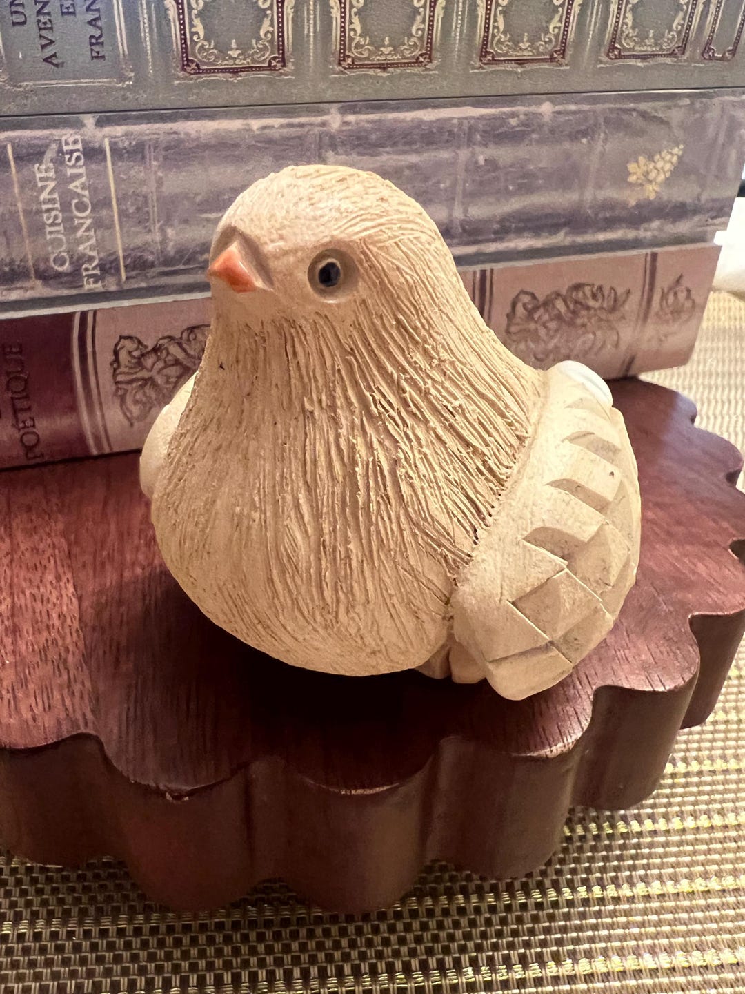 Artesania Rinconada Dove Figurine Hand Carved Sculpture Bird Made in ...