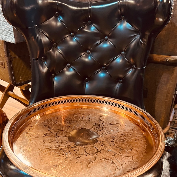 Large Copper Tray - Etsy