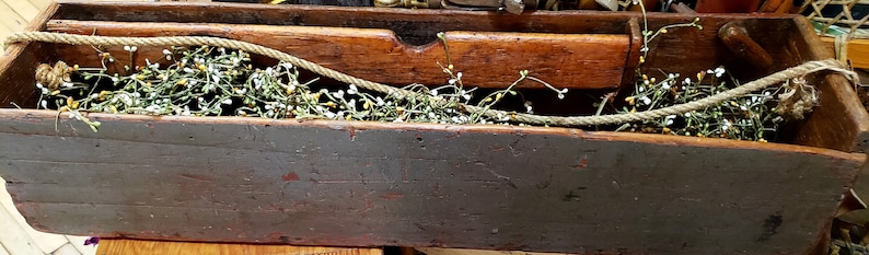 Tool Caddy Primitive Box Rustic Farmhouse Decor Toolbox Antique Planters Cabin Garden Planter ...