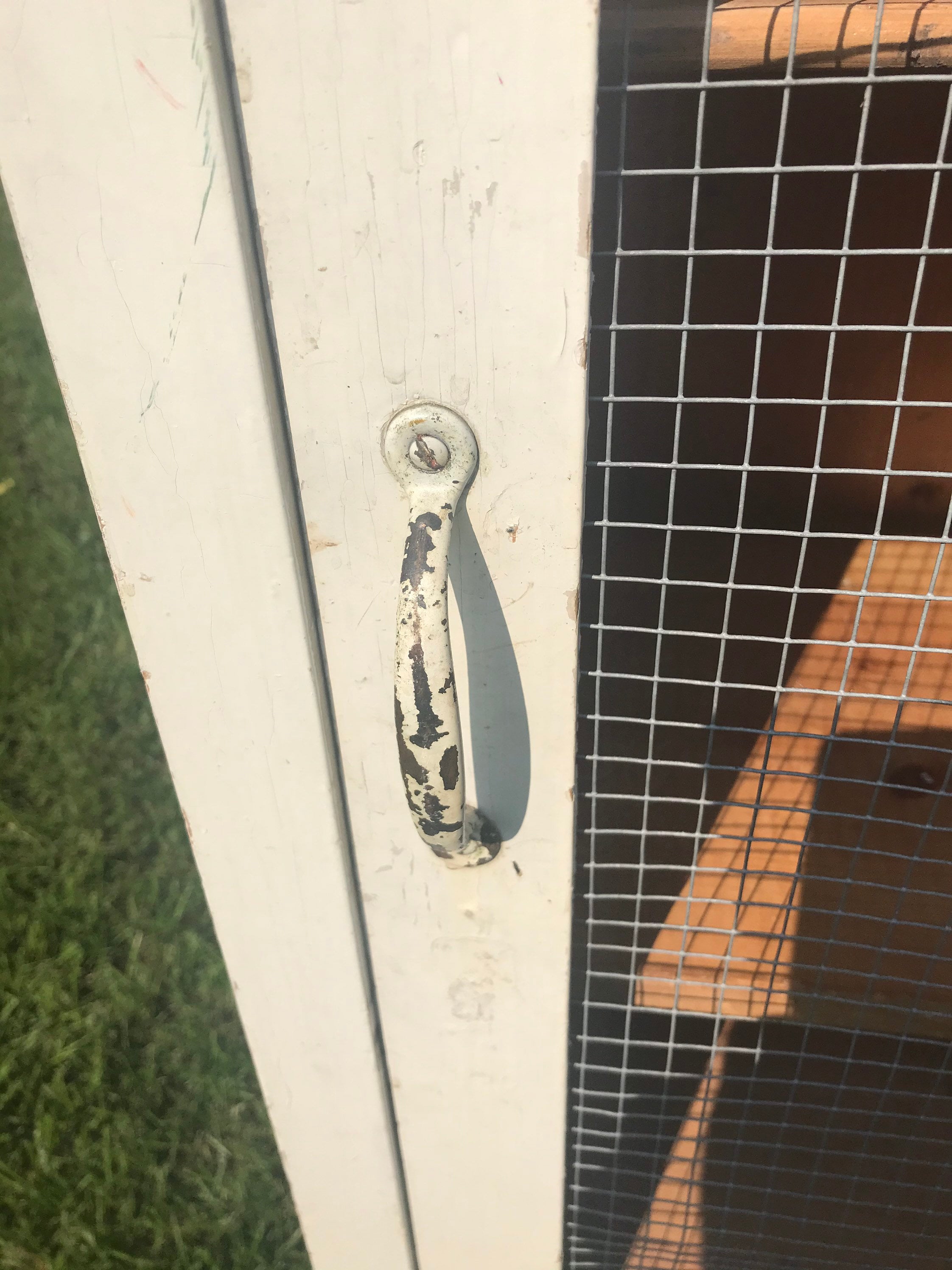 White Chippy Paint Pie Safe Farmhouse Cupboard Kitchen Cabinet | Etsy