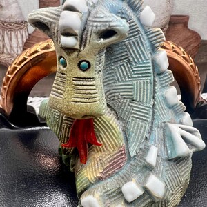Artesania Rinconada Fire Breathing Dragon Figurine Hand Carved ...