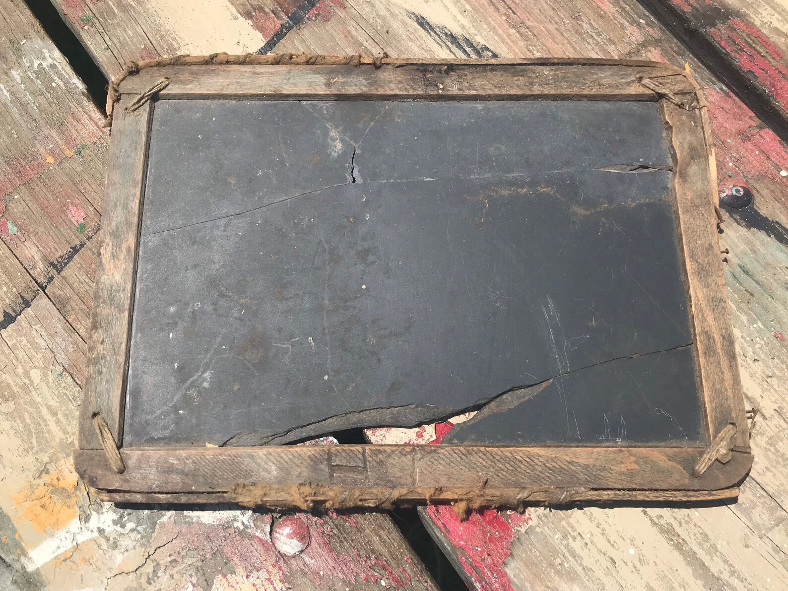 Early Slate Handheld Chalkboard Childs School Slate Board - Etsy