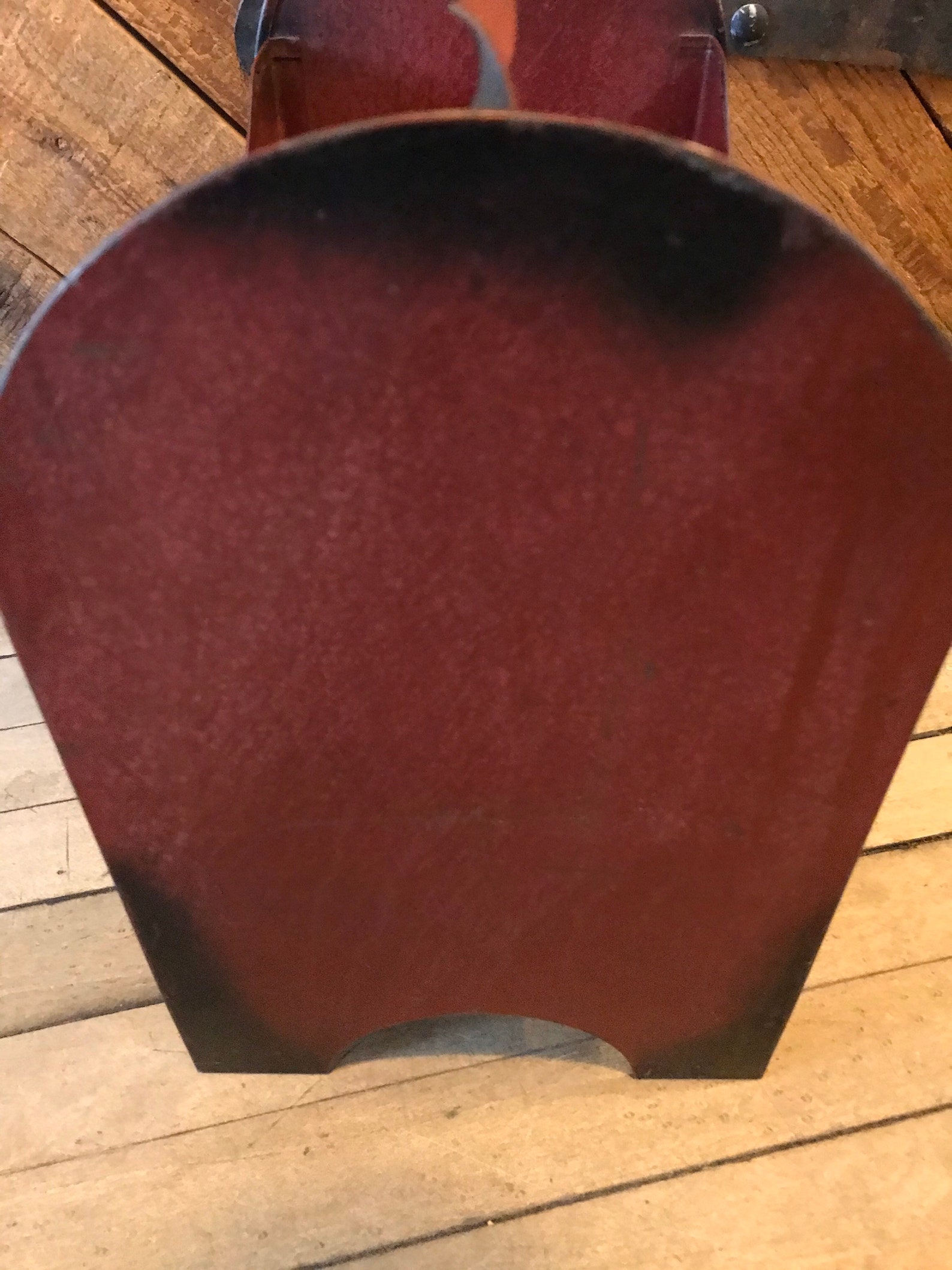 Vintage Metal Magazine Rack/farmhouse Red Decor/shabby - Etsy