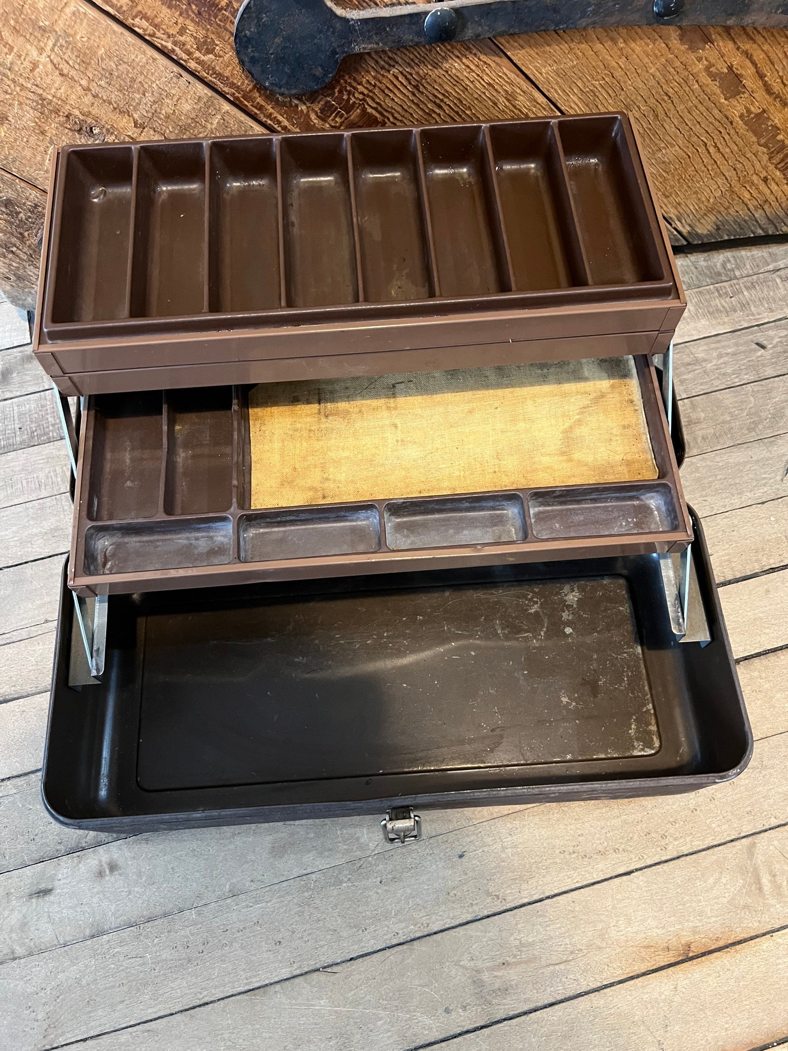 Vintage Kennedy Tackle Box Industrial Decor Fishing Metal - Etsy