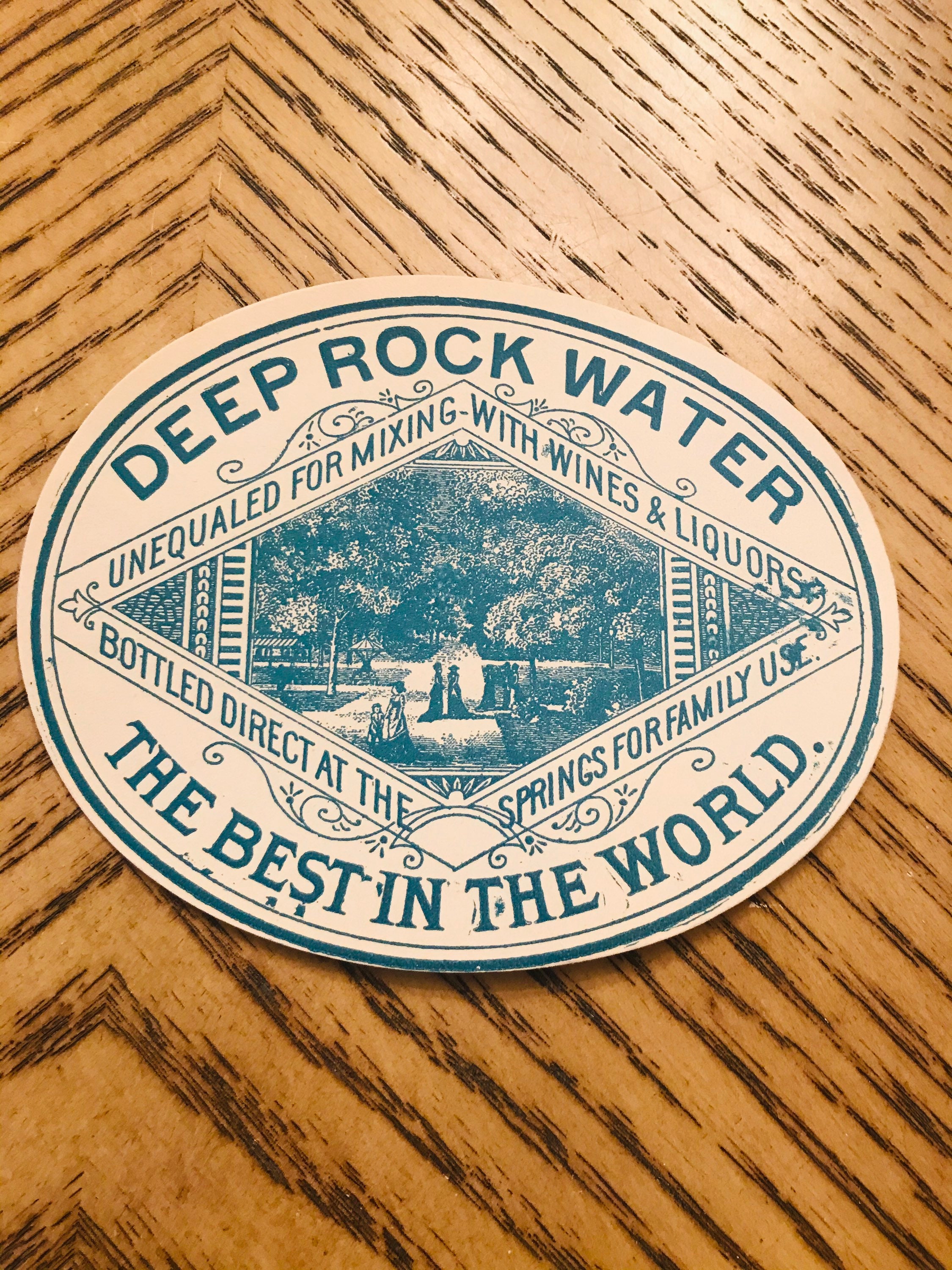 Deep Rock Water Label Antique Labels Advertising Labels - Etsy