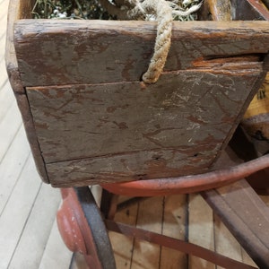 Tool Caddy Primitive Box Rustic Farmhouse Decor Toolbox Antique ...