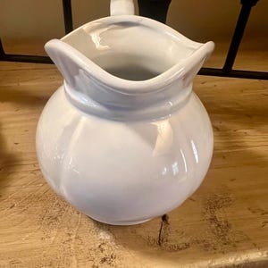 Mccoy Pitcher Pale Blue Wash Glazed Number 7528 Water Pitchers ...