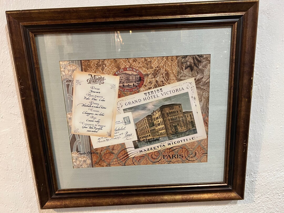 Pamela Gladding Art/venice Grand Hotel Victoria Paris/framed Art/print ...