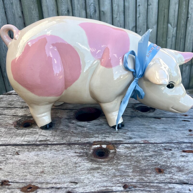 Extra Large Ceramic Piggy Bank - Etsy
