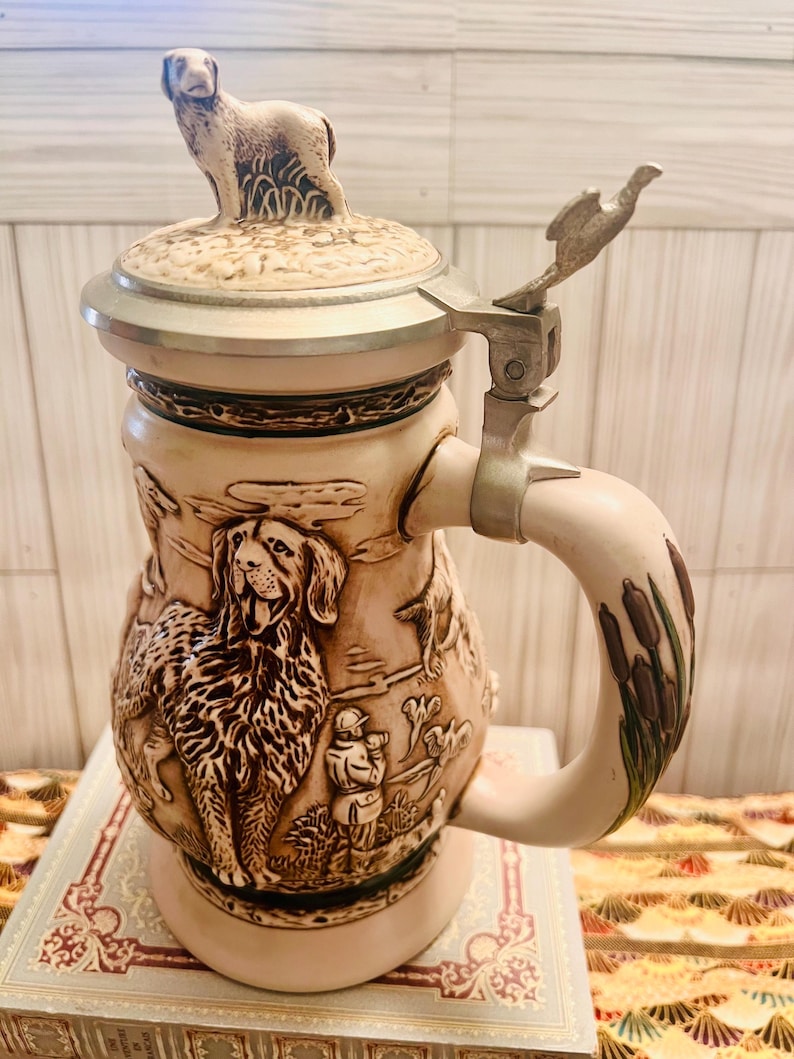 Beer Stein Great Dogs of the Outdoors Exclusively for Avon Irish Setter ...