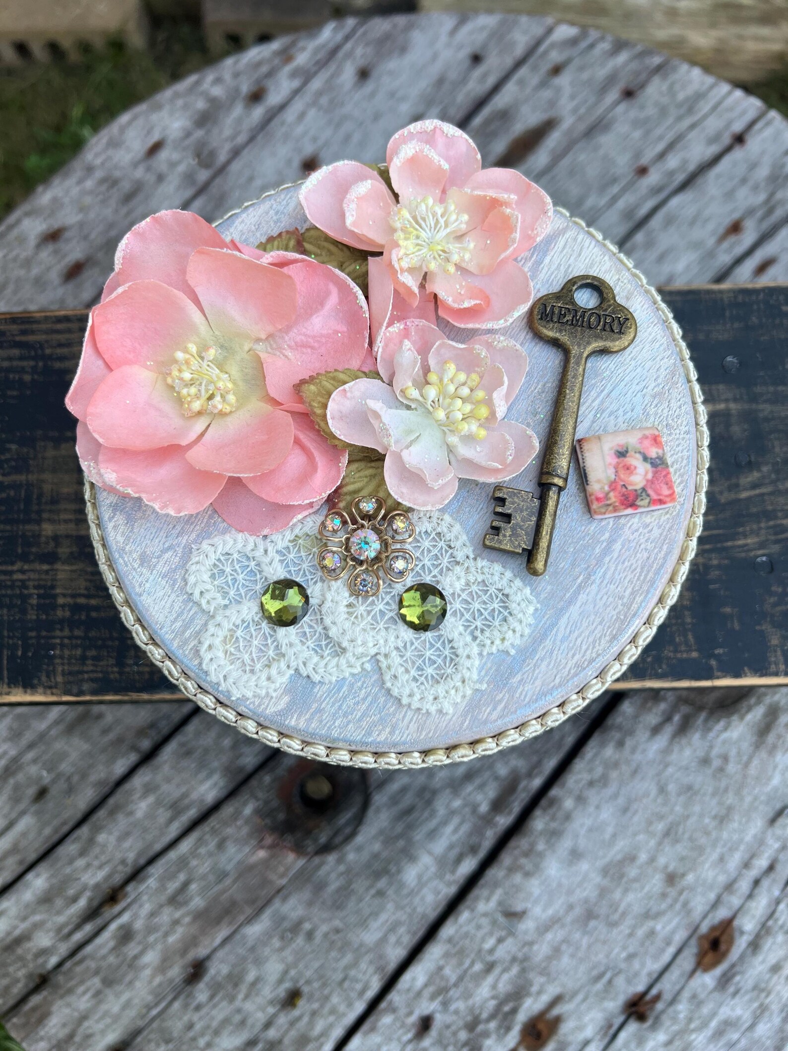 Memories Box Handmade Trinket Box Shabby Chic Home Decor Gift Ideas ...