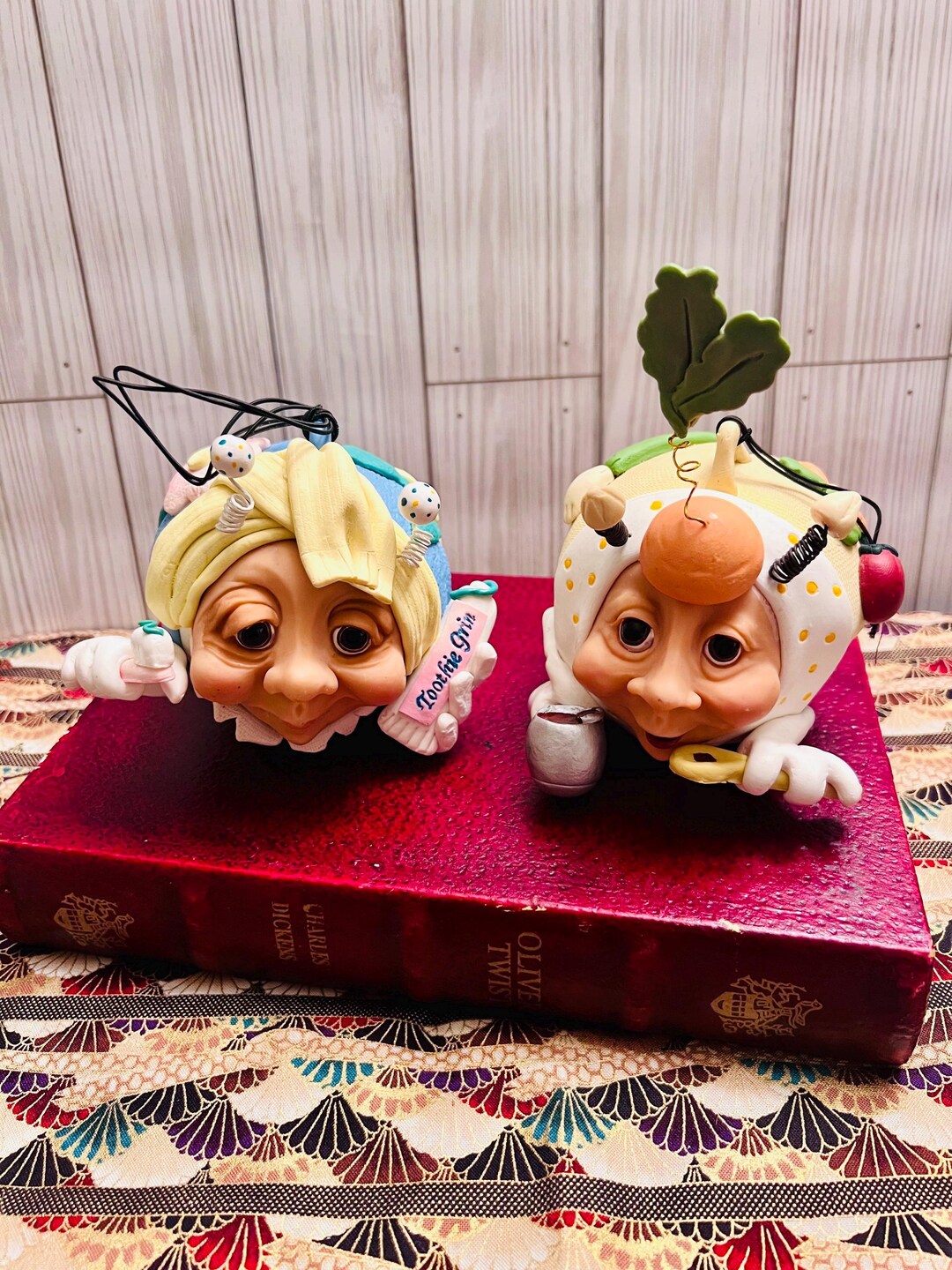 Jitterbugs by Susan Newman Vegetable and Bathroom Bug Ornaments ...