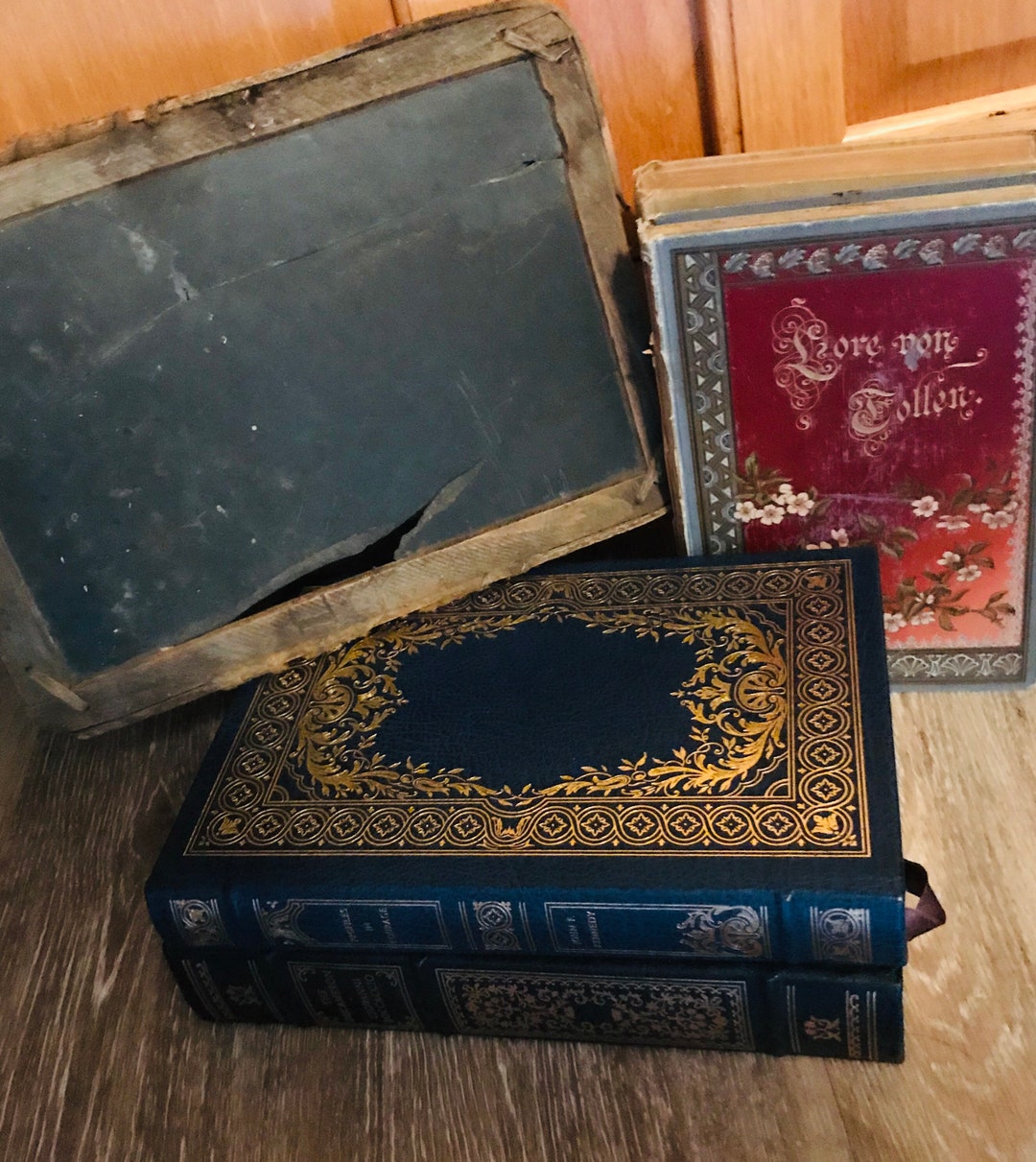 Early Slate Handheld Chalkboard Child’s School Slate Board Rustic Home ...