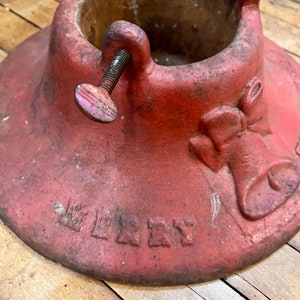 Cast Iron Christmas Tree Stand Vintage Farmhouse Manitowoc Foundry ...