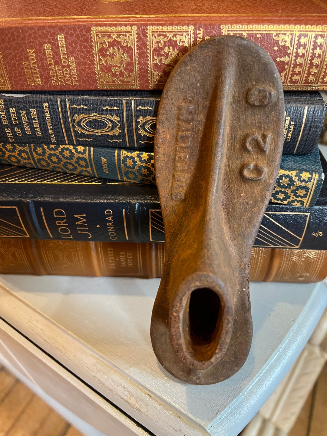 Cast Iron Shoe Form Malleable Antique Child’s Industrial Home Decor ...