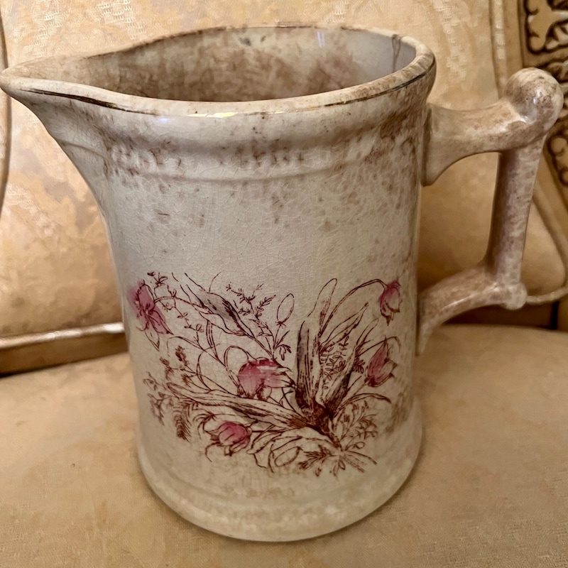 Transferware Pitcher - Etsy