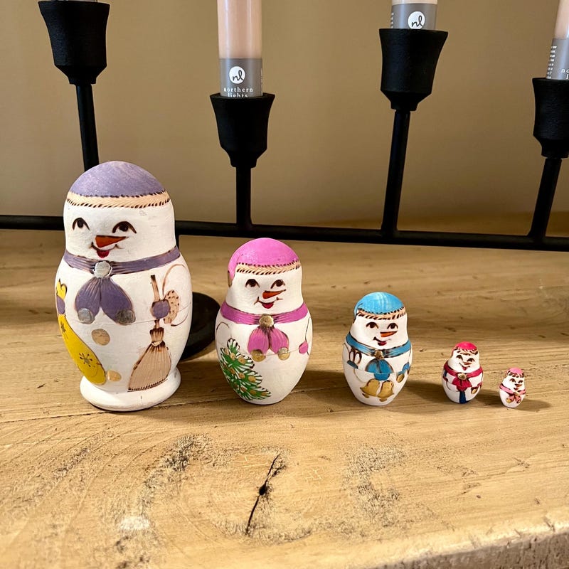 Nesting Doll Set - Etsy