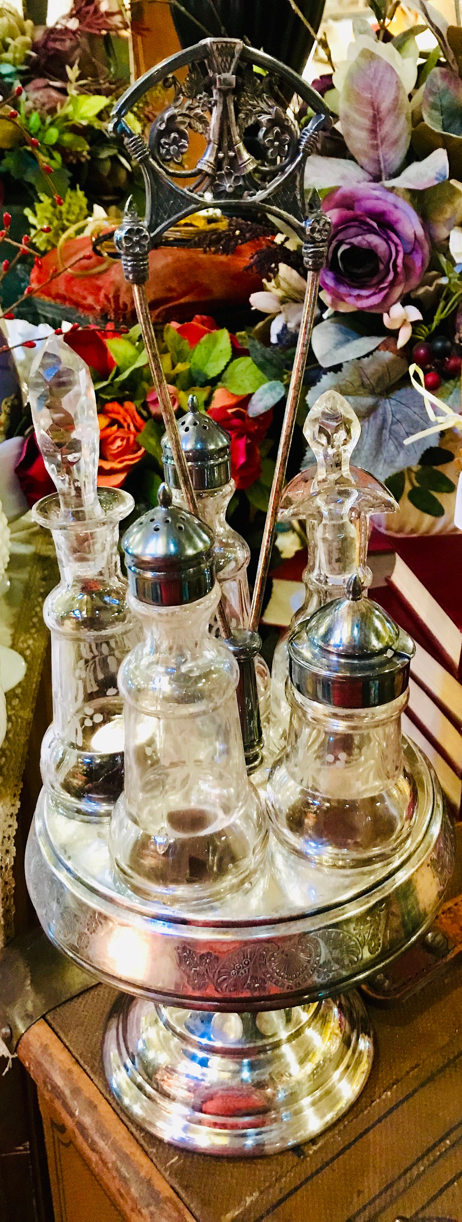 Antique Victorian Derby Silver Co Castor Set/ Antique - Etsy