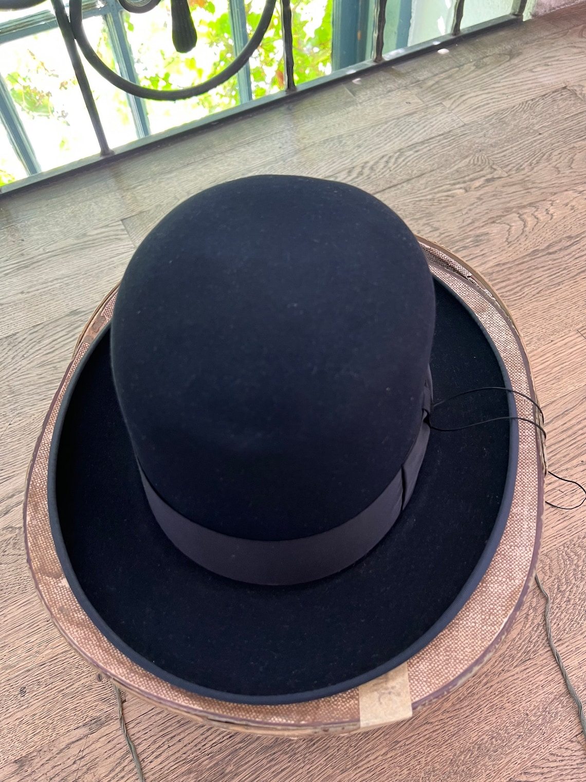 Early 1900s Bowler Hat Mallory Hats With Hat Box Steampunk - Etsy