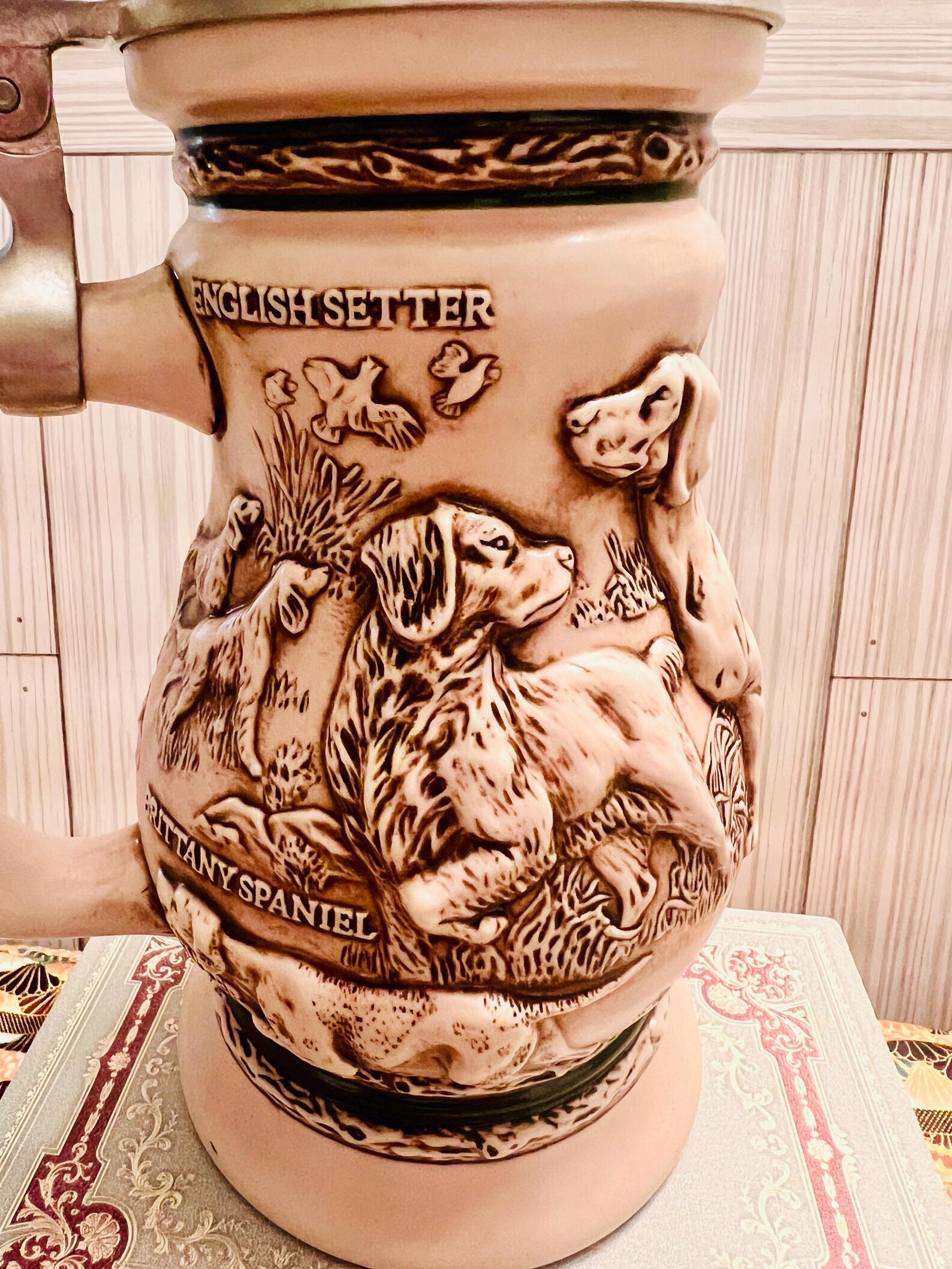 Beer Stein Great Dogs of the Outdoors Exclusively for Avon Irish Setter ...