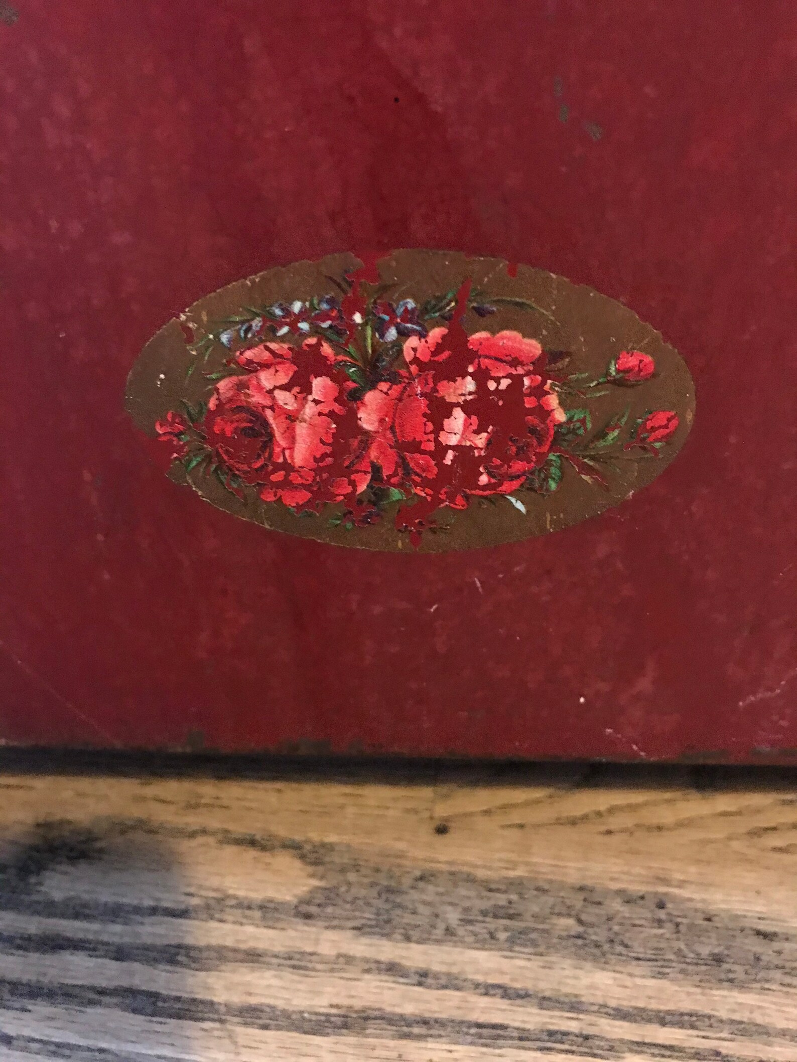 Vintage Metal Magazine Rack/farmhouse Red Decor/shabby - Etsy