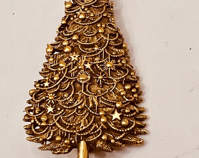 Pem Christmas Tree Brooch Victorian Pin Trees Winter Wedding Jewelry ...