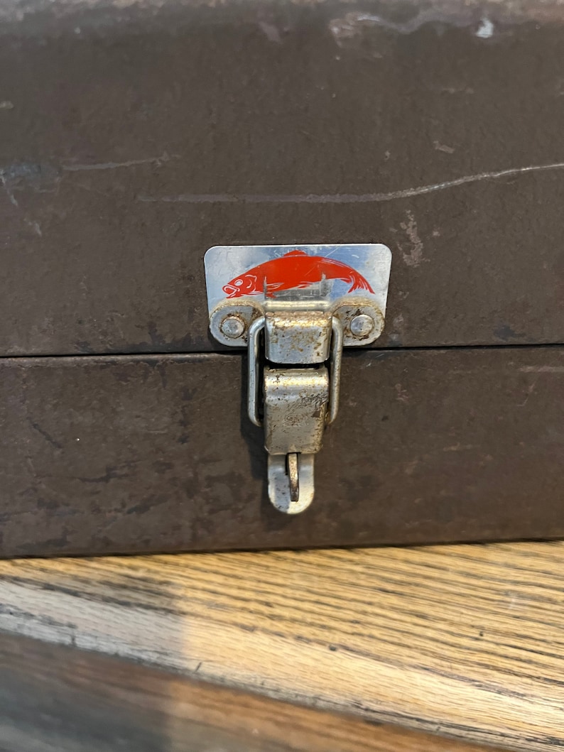 Vintage Kennedy Tackle Box Industrial Decor Fishing Metal - Etsy