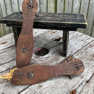 Primitive Ice Skates Wooden Skate Curled Toe Winter Primitives ...