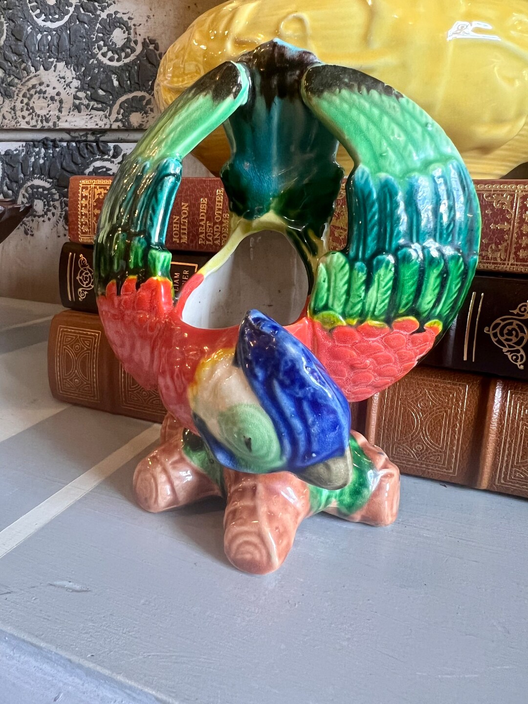 Parrot Planter Mid Century MCM Planters Vintage Pottery Wall Pockets ...