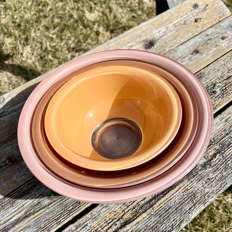 Pink Pyrex Bowls - Etsy