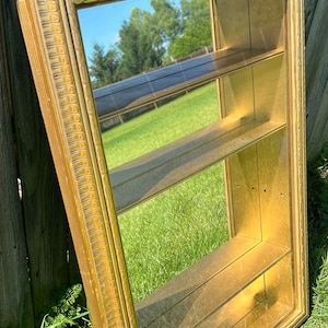 Vintage Shadow Box Mirrored Wall Curio Illinois Moulding Co Shelf MCM ...
