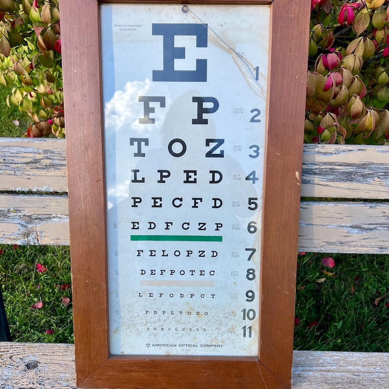 Vintage Eye Chart - Etsy