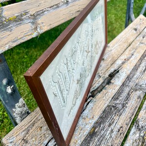 Vintage Embroidered Welcome Sign Home Decor Fruit Pineapple Pears ...