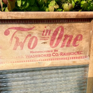 Two in One Washboard Laundry Room Farmhouse Rustic Modern Wall Decor ...